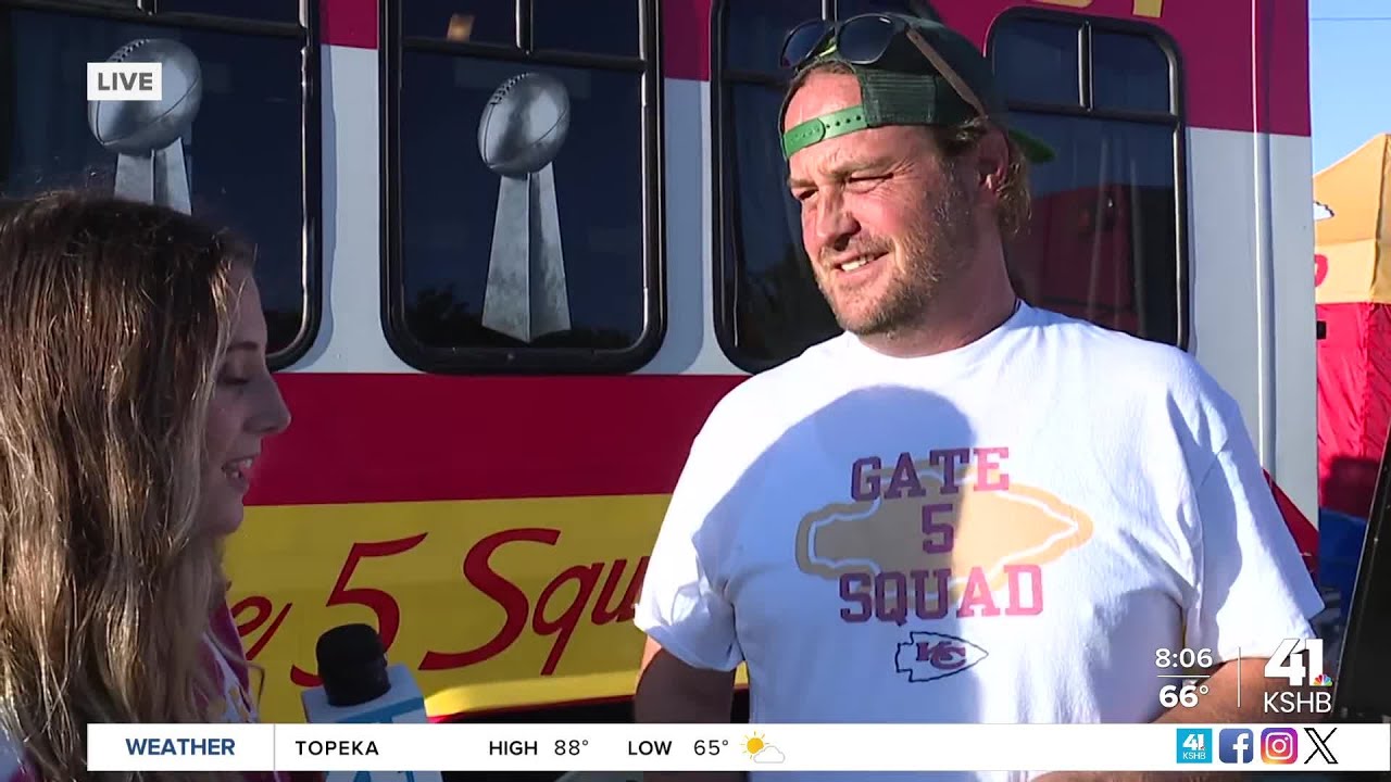 Gate 5 Squad heats up grills early for Chiefs-Bengals game - YouTube