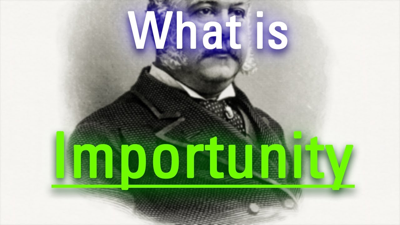 How Does Importunity Look? | How to Say Importunity in English? | What ...