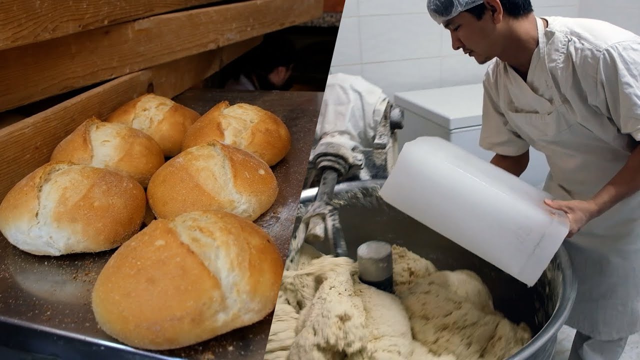 Legendary Turkish bread. Afghan baker makes thousands of breads every ...