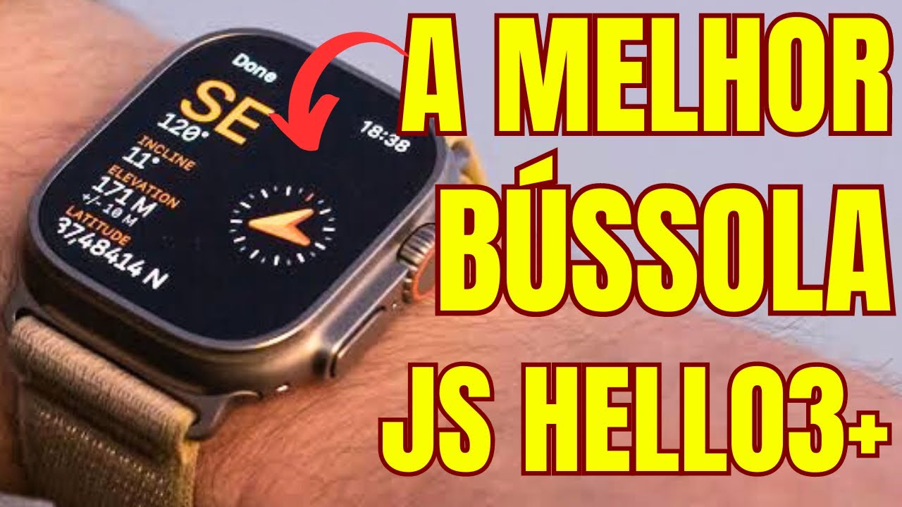 SMARTWATCH JS HELLO 3 PLUS - Com chat GPT, Bússola, GPS, a cada dia ...