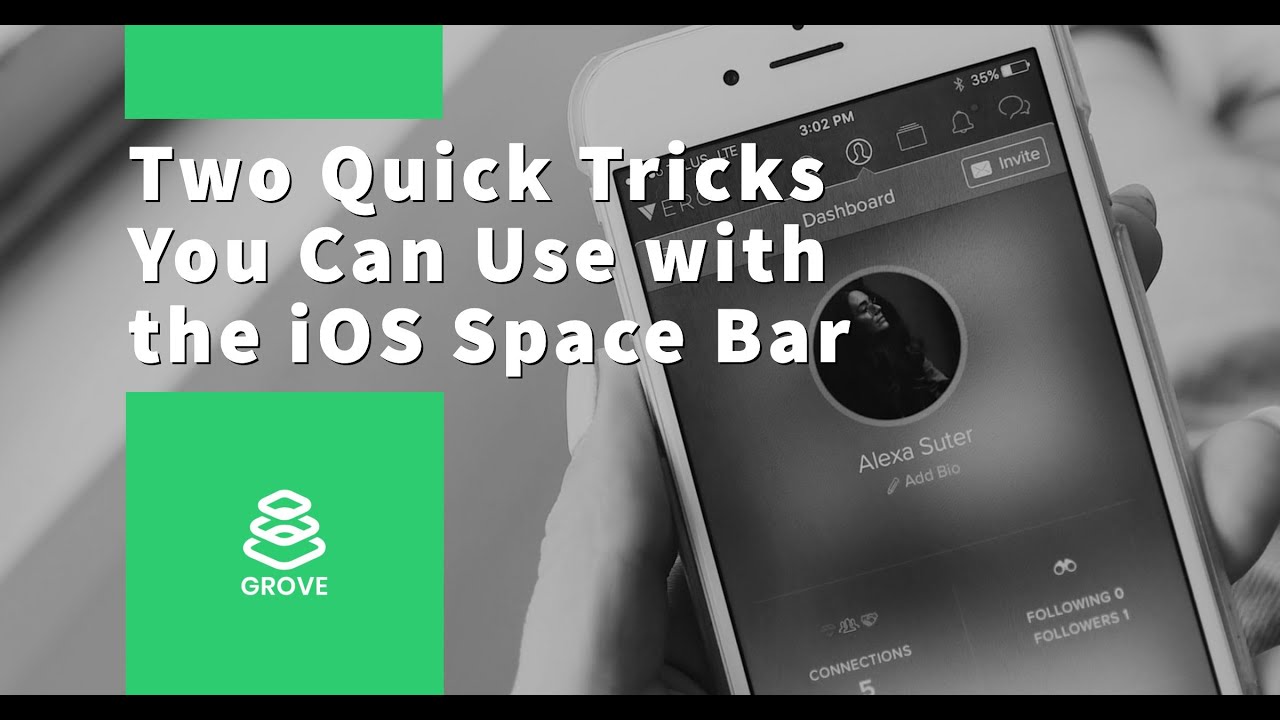 Two Quick Tricks You Can Use with the iOS Space Bar - YouTube
