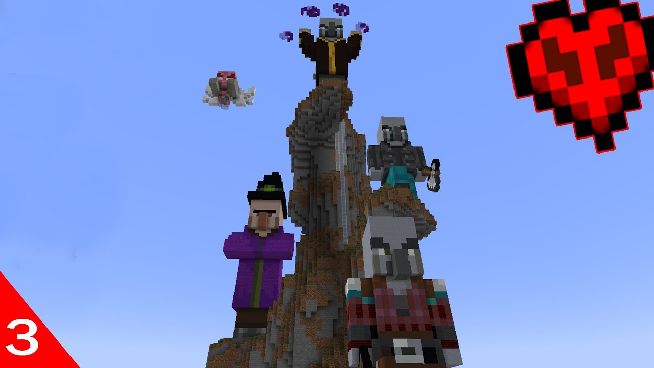 Best Looking Raid Farm Ever - Building Every Mob Statue in hardcore ...