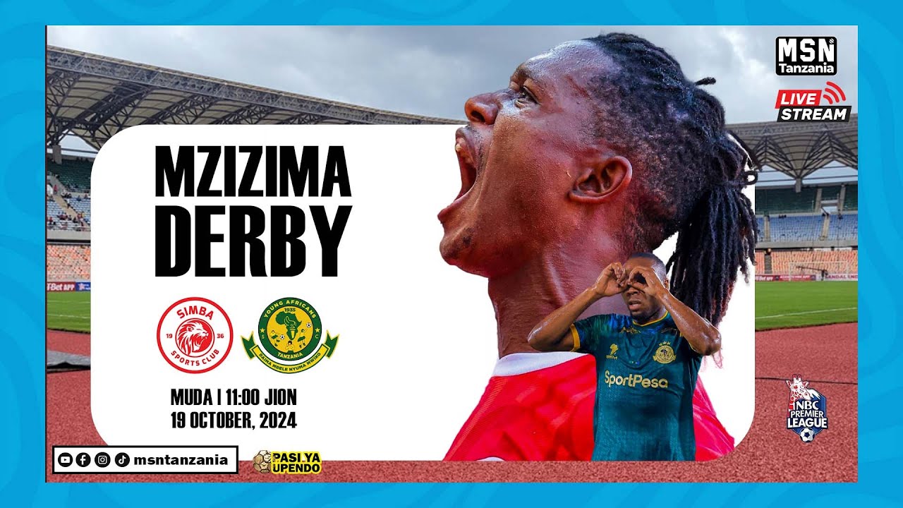 🔴LIVE: SIMBA VS YANGA | KARIAKOO DERBY | NBC PREMIAR LAEGUE. - YouTube