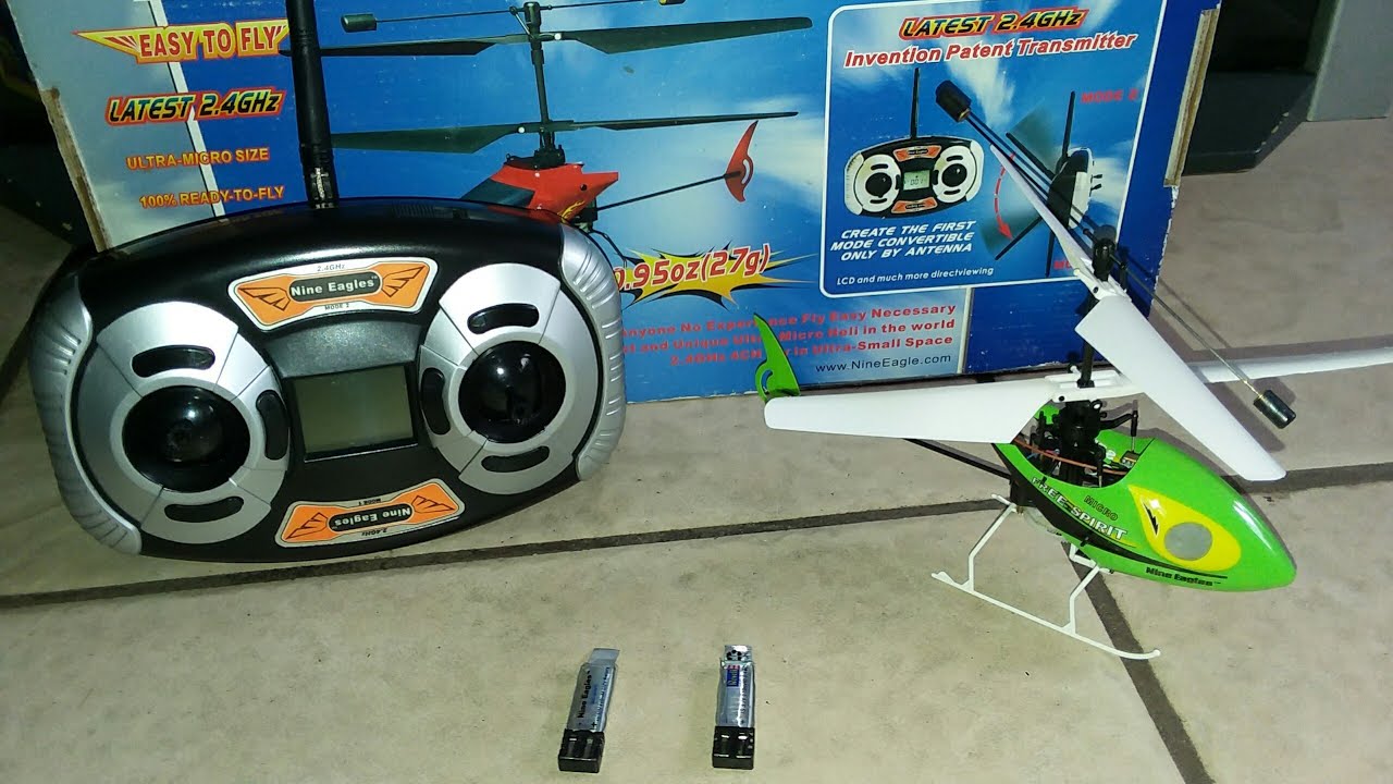 Nine Eagles 210A 4 Channel RC Helicopter Flight Test - YouTube