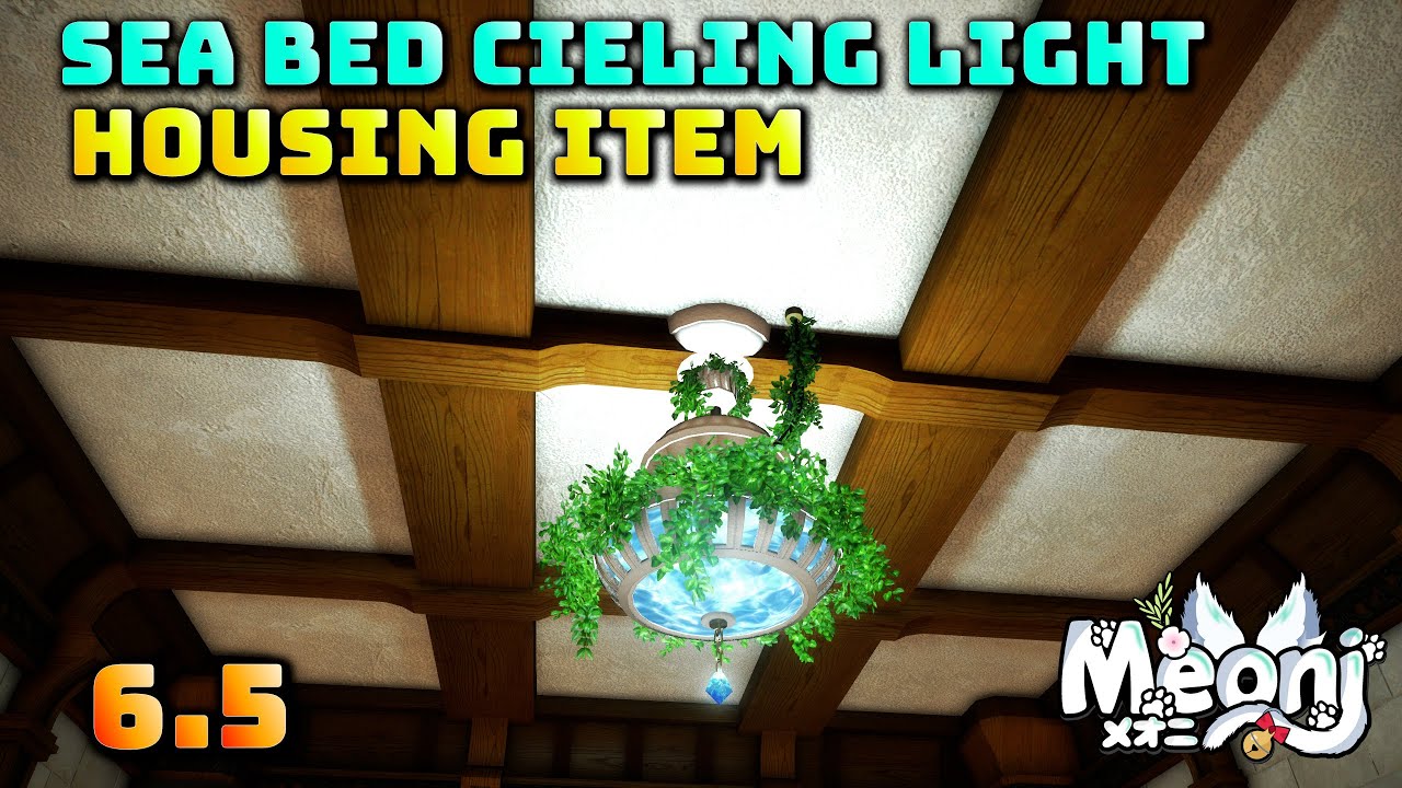 FFXIV: Sea Bed Cieling Light - 6.5 Housing Item - YouTube