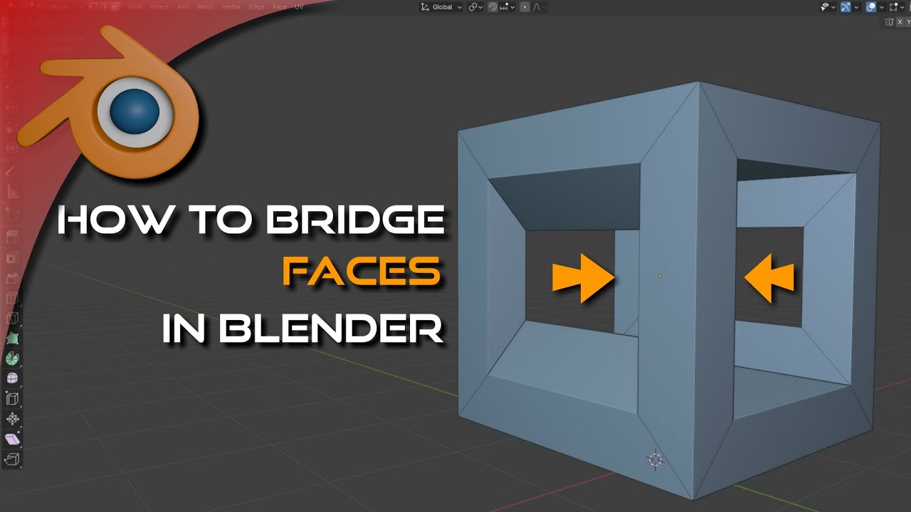 How to Bridge Faces in Blender - YouTube