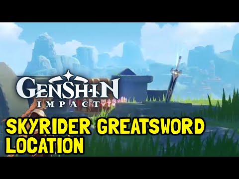 Genshin Impact Skyrider Greatsword Location (Secret Unique Greatsword)