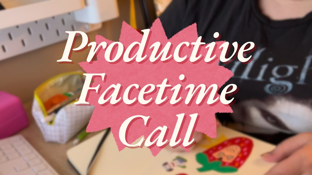 Draw with me but we are on FaceTime together - YouTube