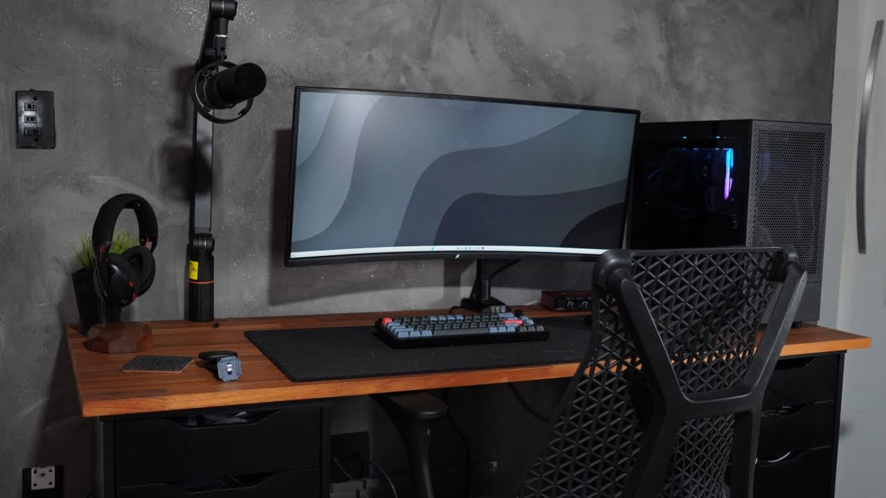 Atualizações do setup all black (monitor novo e mais) - YouTube
