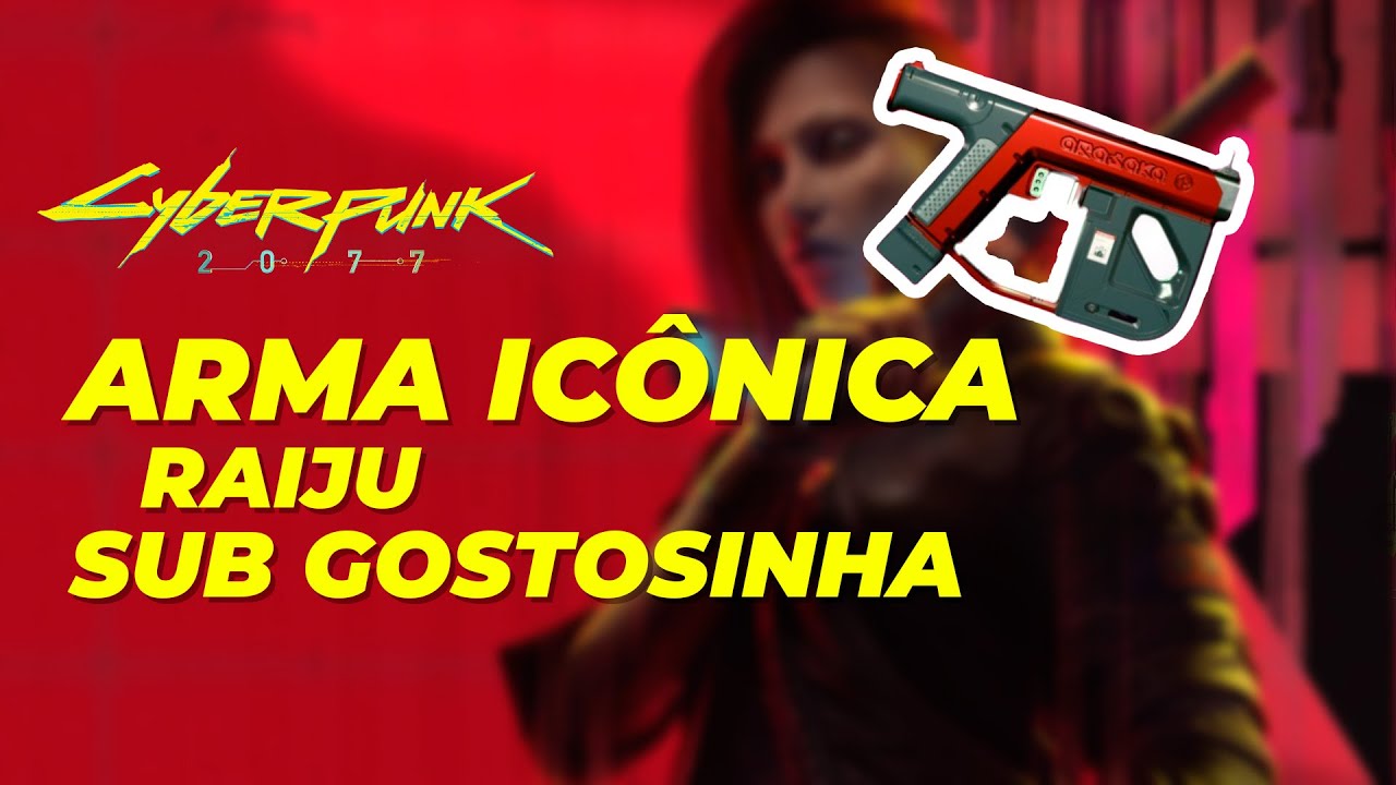 Cyberpunk 2077 2.0 armas icônicas - Raiju icônica Submachine Gun - YouTube