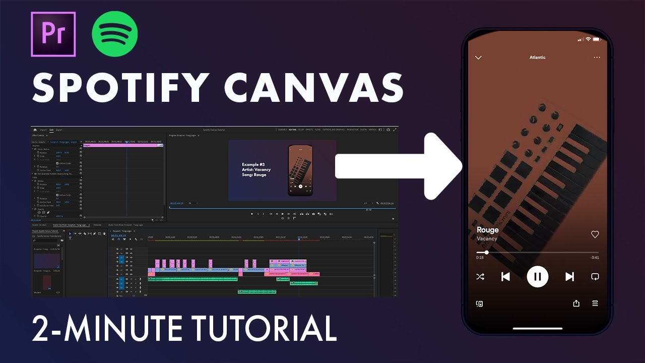Creating Spotify Canvas Videos Adobe Premiere Pro 2 Minute Tutorial Creating Spotify Canvas Videos Adobe Premiere Pro 2 Minute Tutorial