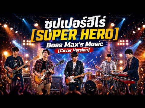🌷ซุปเปอร์ฮีโร่ [SUPER HERO] - Boss Max's Music [ Cover Version ] - 🎸🎹