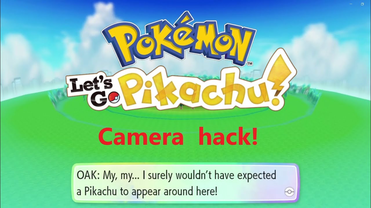 Pokemon: Let's Go Pikachu - Camera Hack Showcase - YouTube