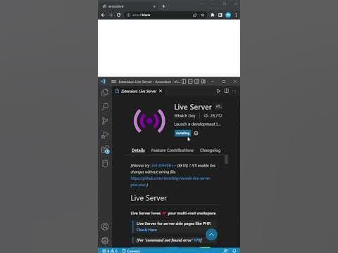 How to Set Up Live Server and Browser Auto Refresh In Visual Studio Code @webacademy1 - YouTube