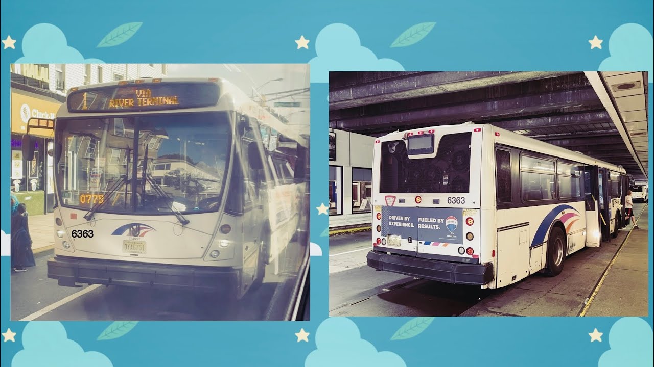 NJ Transit 1 JERSEY CITY JOURNAL SQUARE VIA RIVER TERMINAL/PENN STATION ...