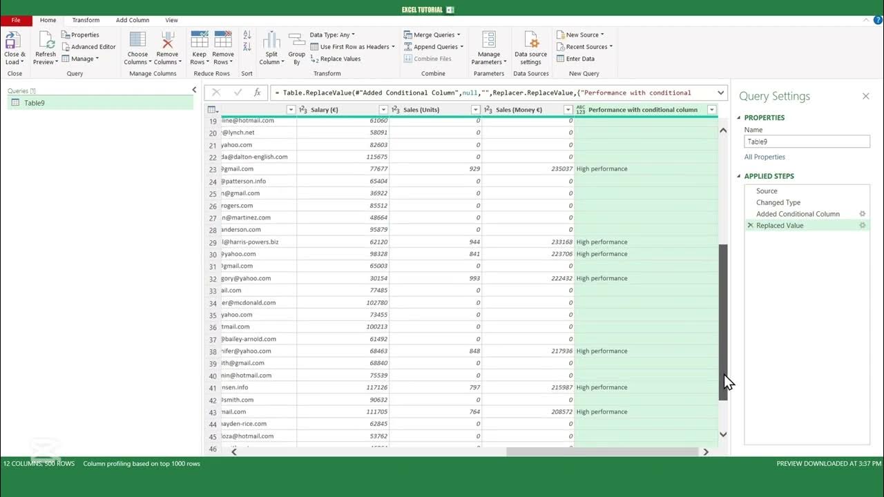 Power Query Mastering IF Statements with Custom and Conditional Columns ...