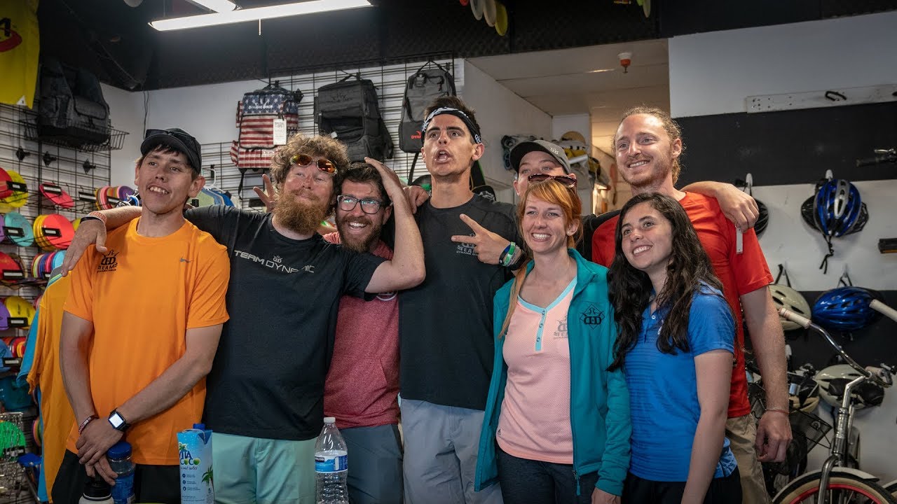 Meet and Greet with Team Dynamic Discs and checking out some new discs ...