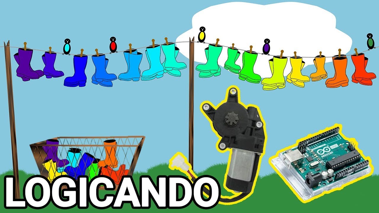 Varal Automático Com Arduino Logicando Youtube