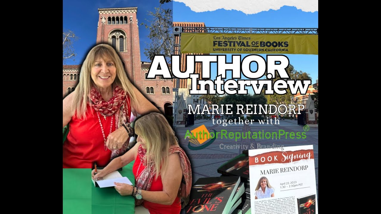 LA Times Festival of Books Author Interview with Marie Reindorp - YouTube