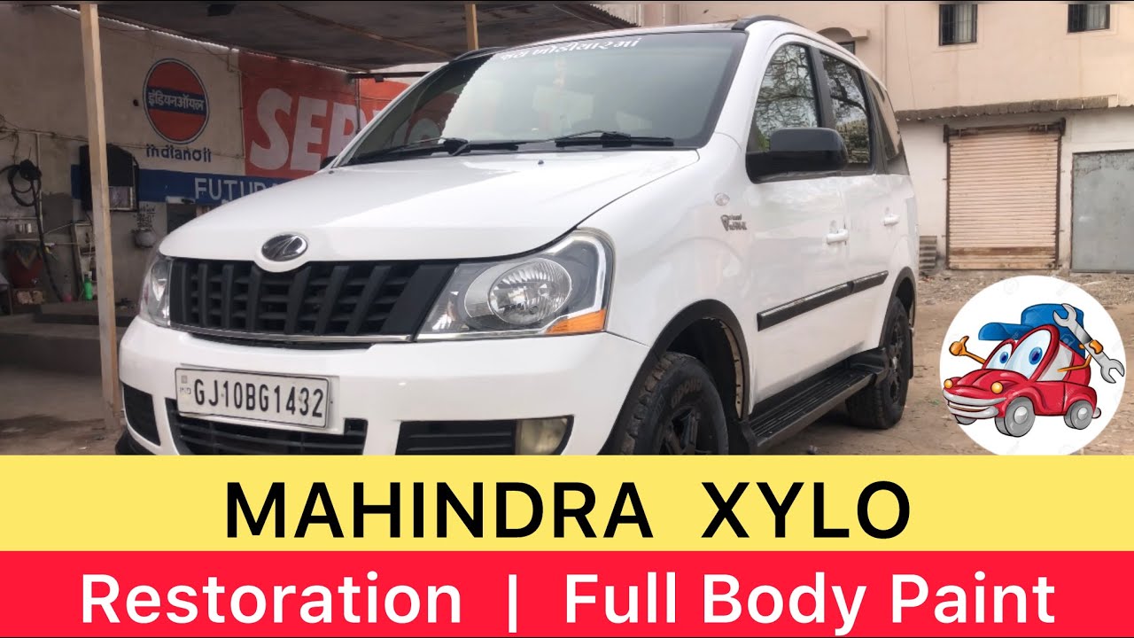 Restoration of MAHINDRA XYLO | Full Body Paint | Brand New look of ...