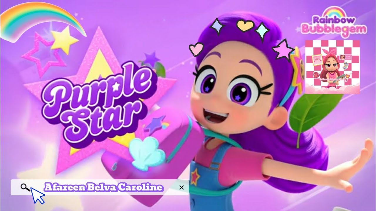 Kumpulan Rainbow bubblegem 🌈 || Versi PURPLE STAR 💜🌟🌟 - YouTube