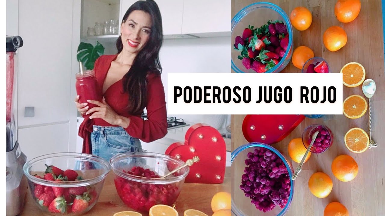 PODEROSO JUGO ROJO PARA PERDER PESO | Depurativo natural | Elimina ...