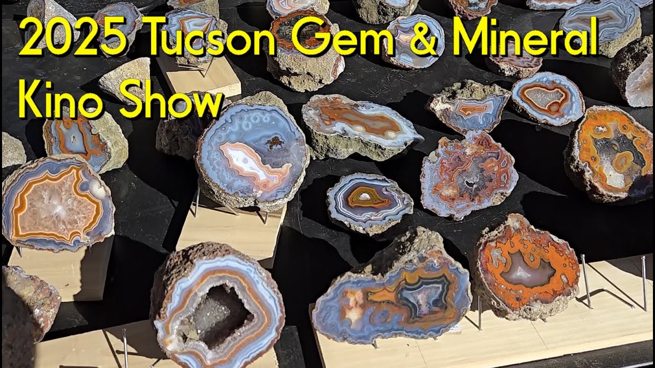 Tucson Gem & Mineral Kino Show 2025 #thefinders #lapidary #gemstone #tucson - YouTube