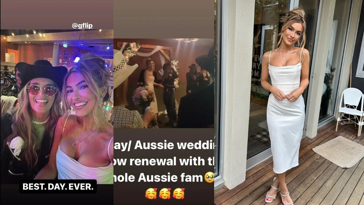 Chrishell Stause and G Flip renew their vows in Australia 1 year after ...