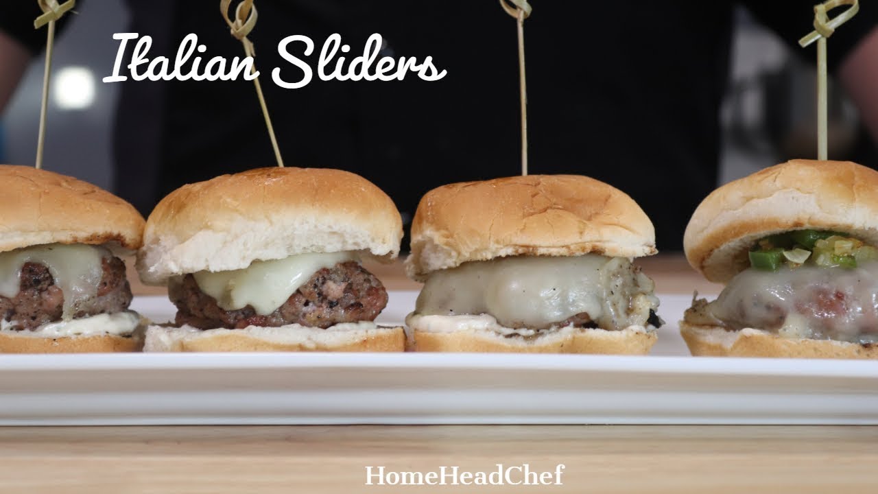 Italian sausage sliders - YouTube