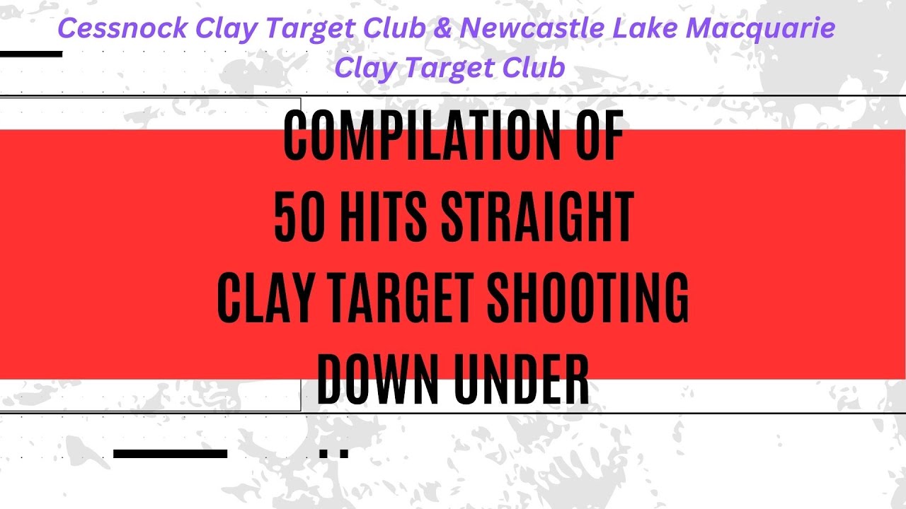 50 clay target hits straight compilation - YouTube