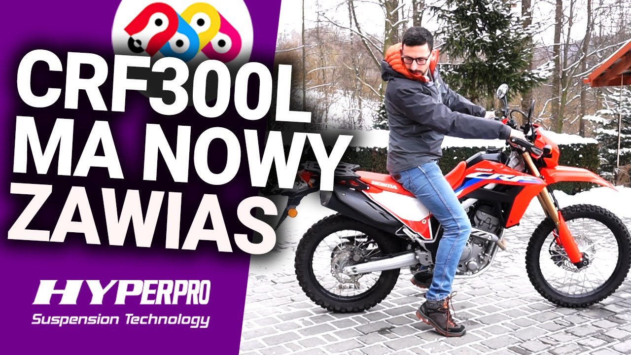 Honda CRF300L i nowe zawieszenie. Wybrałem Hyperpro. - YouTube