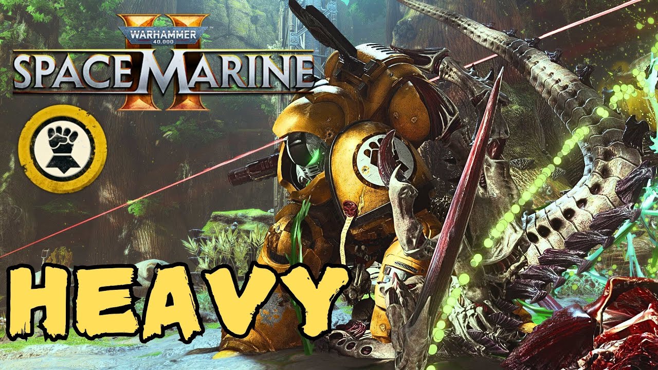 SPACE MARINE 2 IMPERIAL FISTS vs Xeno Swarm - Warhammer 40k - YouTube
