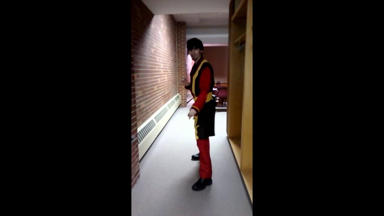Real life fire-bending Zuko! - YouTube