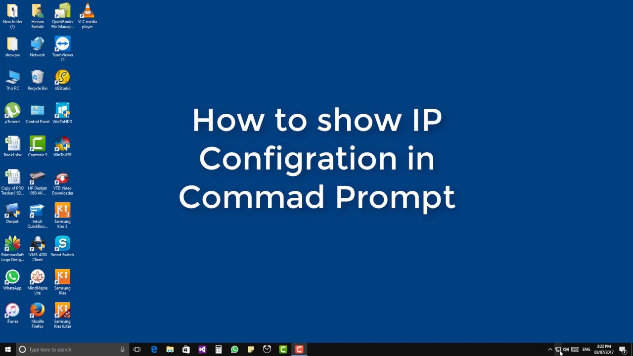 IP Configuration in Command Prompt - YouTube