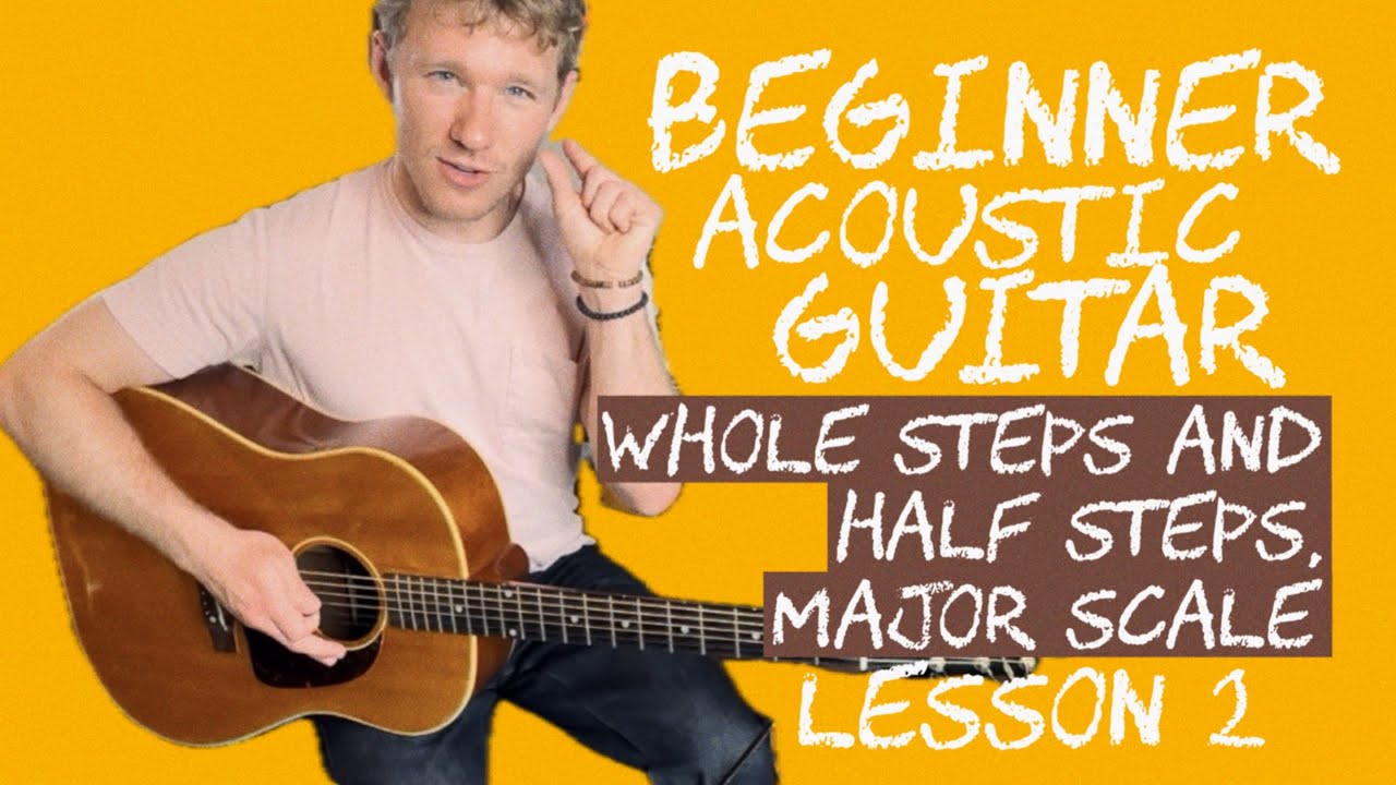 Beginner Acoustic Guitar Lesson 2: Whole Steps And Half Steps, Major ...