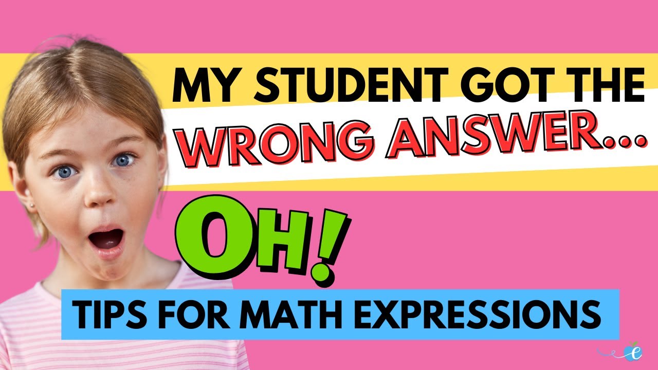 Turn Math Mistakes Into Learning Opportunities | Math Expressions - YouTube