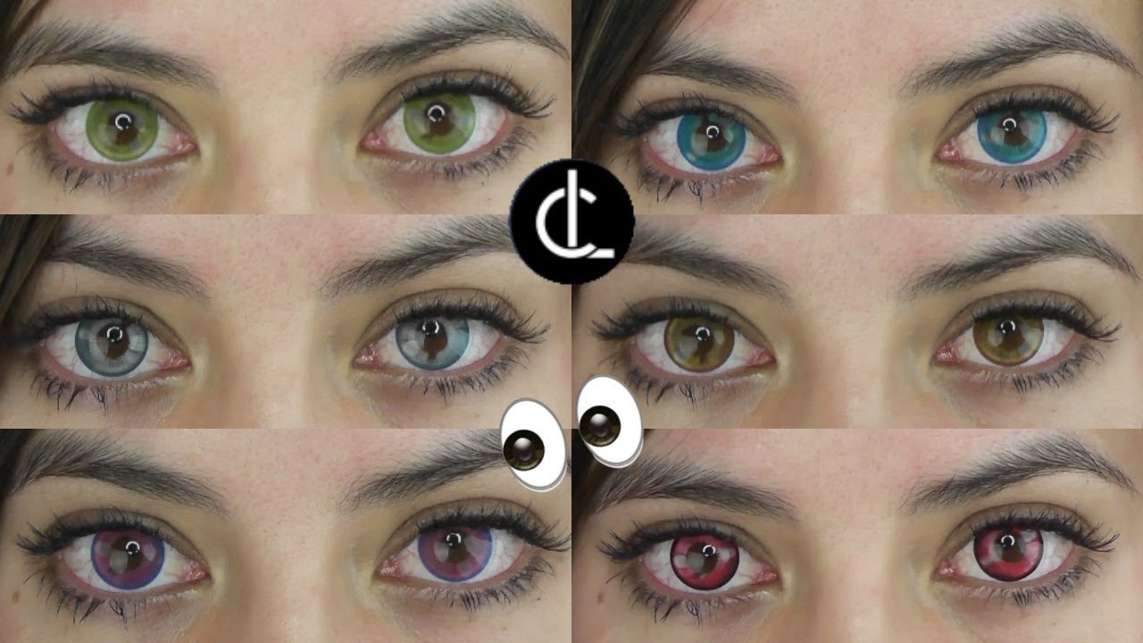 ANIME COLOR CONTACTS | ColorCl Cosplay Lenses Review - YouTube