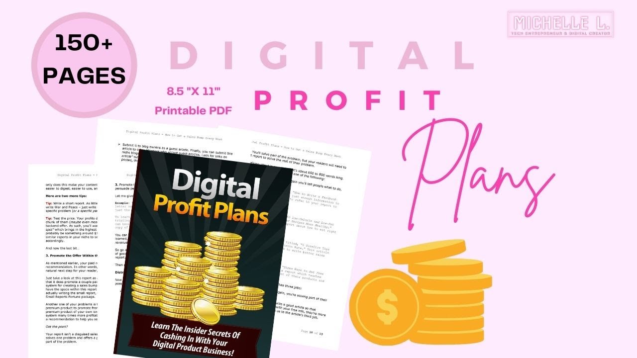 Step By Step Profit Plans You Need To Make More Money In Your Digital ...