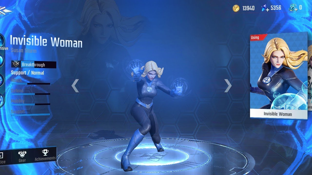 Marvel Super War. Invisible Woman Ranked Game - YouTube