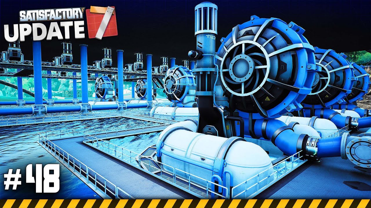 TRAINS, TRUCKS & WATER! - Let's Play SATISFACTORY Update 7 - Ep.48 ...