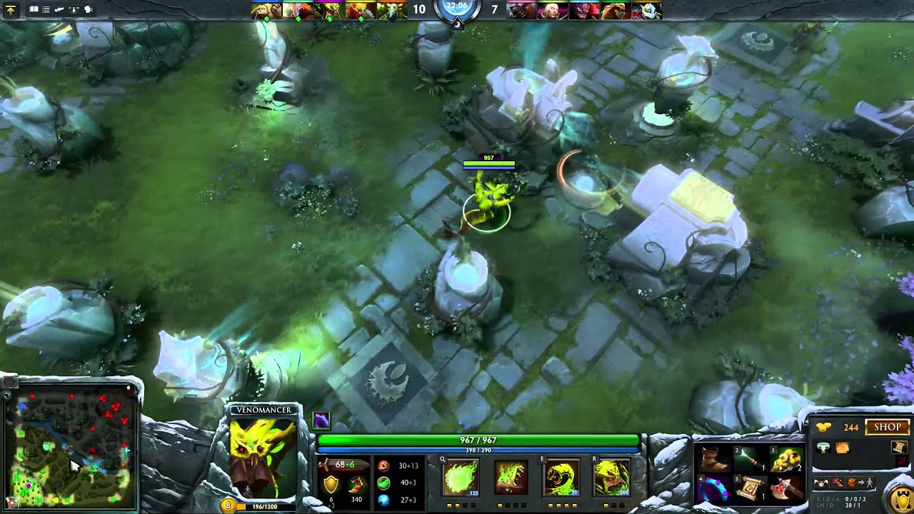 DOTA 2 - Venomancer - Jungling with Wards (aka Contemplating life ...