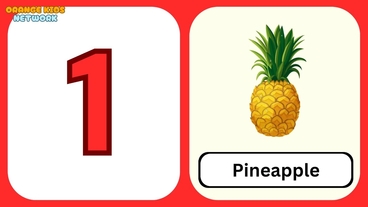 Learn 1 to 10 Numbers & Fruit Names | 123 Counting for Kids & Children ...