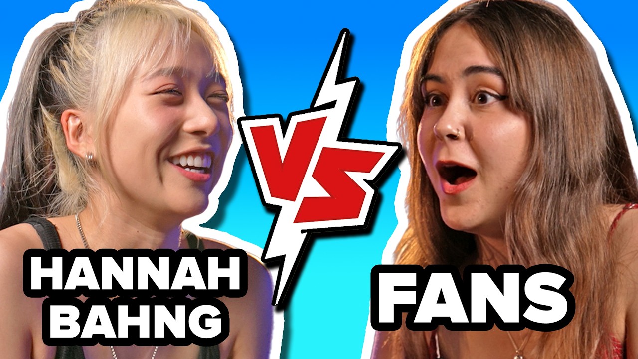 Hannah Bahng Surprises Her Fans With A Staring Contest - YouTube