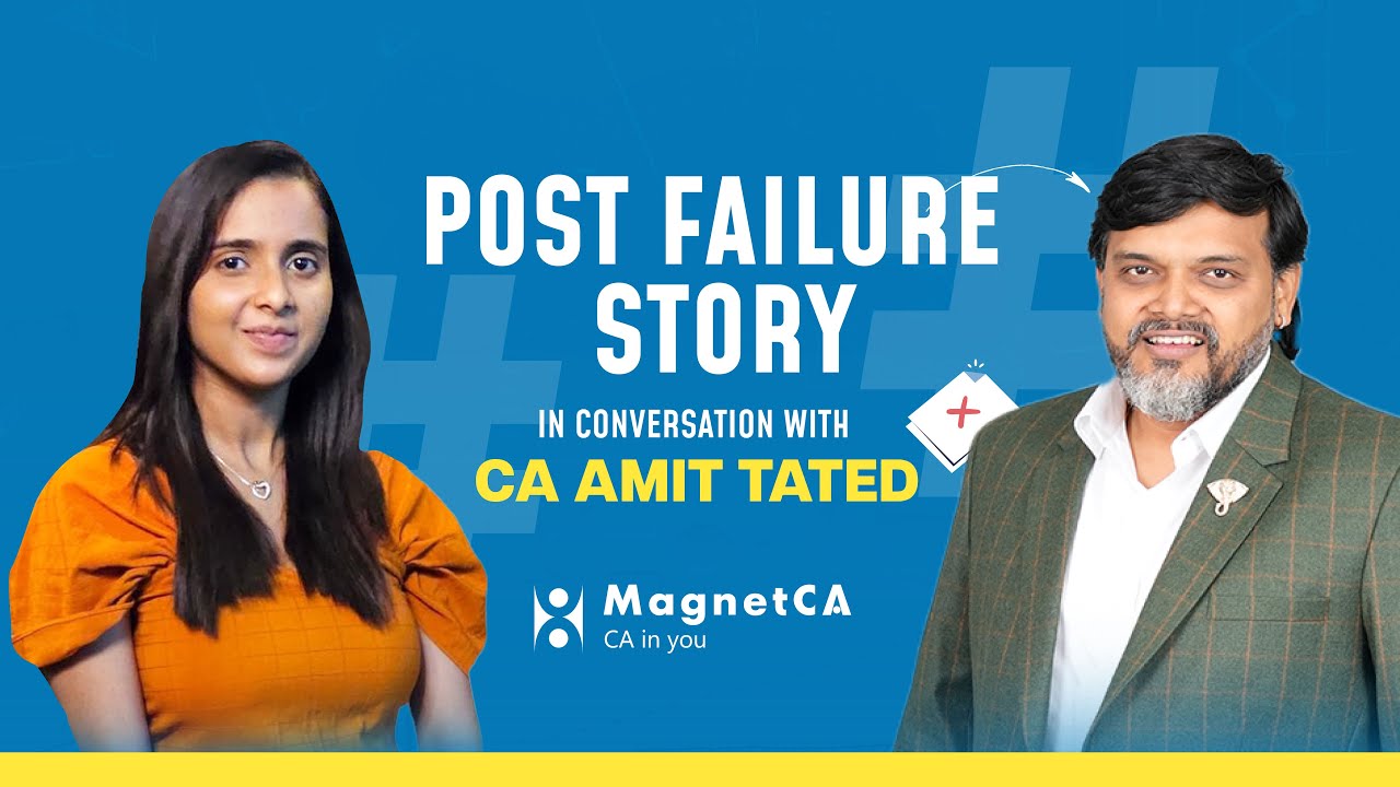 POST FAILURE STORY - EXCLUSIVE SESSION with CA AMIT TATED SIR | COMING ...