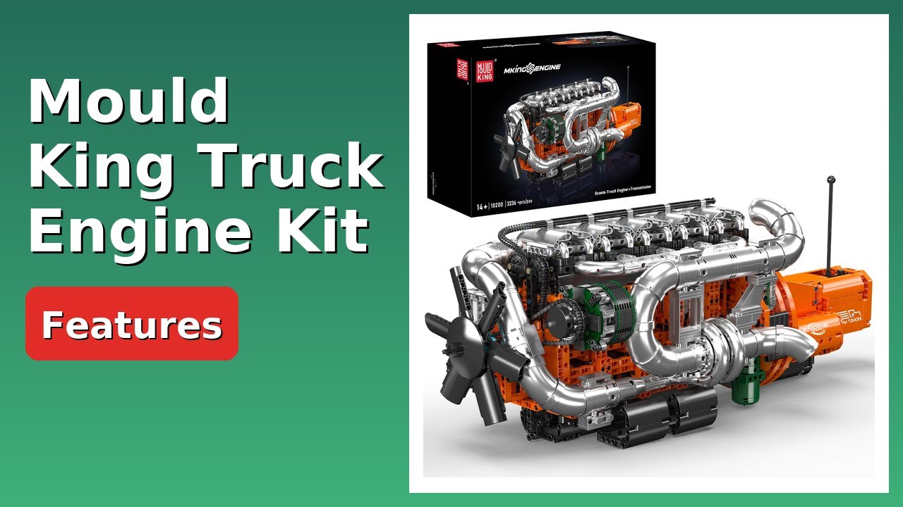 REVIEW (2026): Mould King Truck Engine Kit. ESSENTIAL details. - YouTube