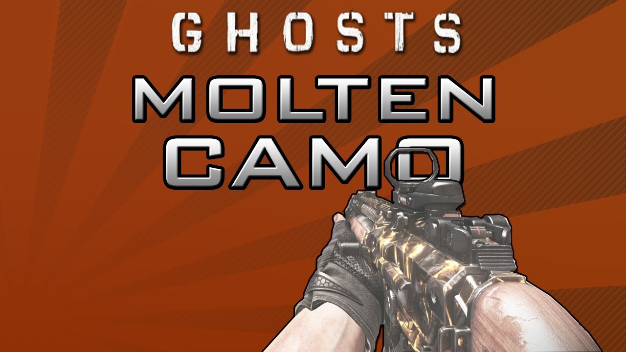 Call of Duty: Ghosts - "Molten Camo" on All Weapons! CoD Ghost DLC ...