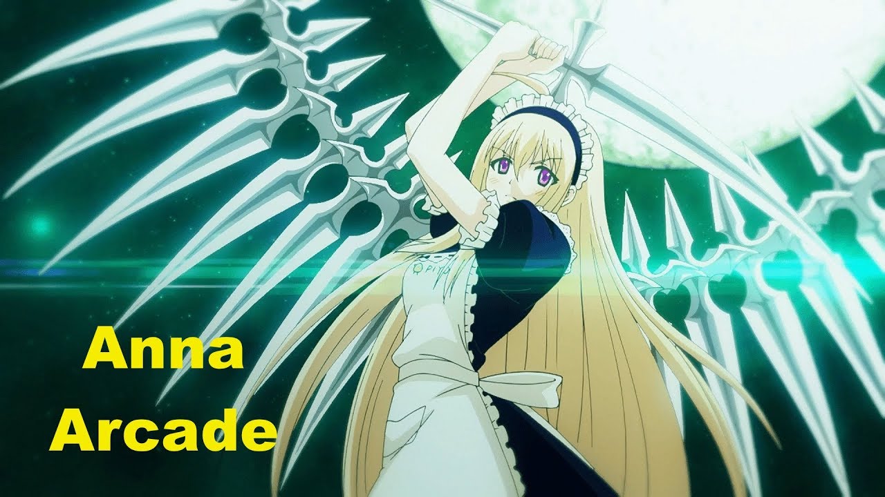 Nitroplus Blasterz Heroine Infinite Duel - Anna Arcade Mode - YouTube