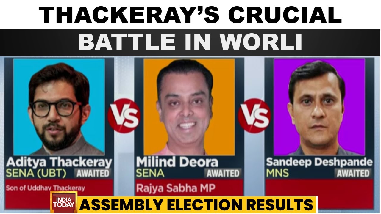 Aditya Thackeray's Crucial Battle In Worli, Early Election Leads In ...