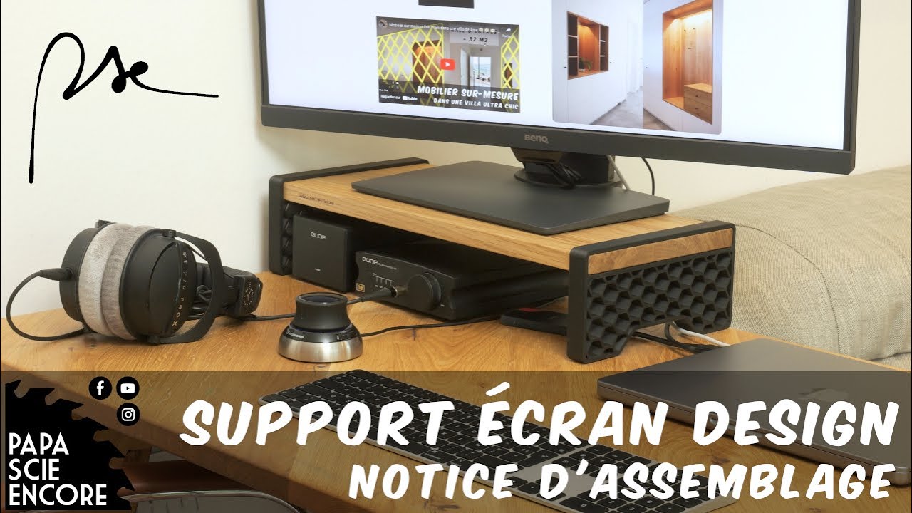 Notice d'assemblage du support d'écran PSE Création. - YouTube