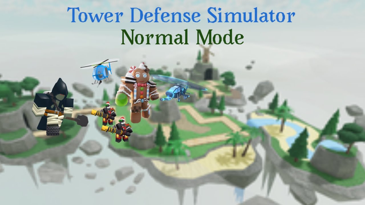 Playing Roblox Tower defense simulator Normal mode! 🛡️ - YouTube
